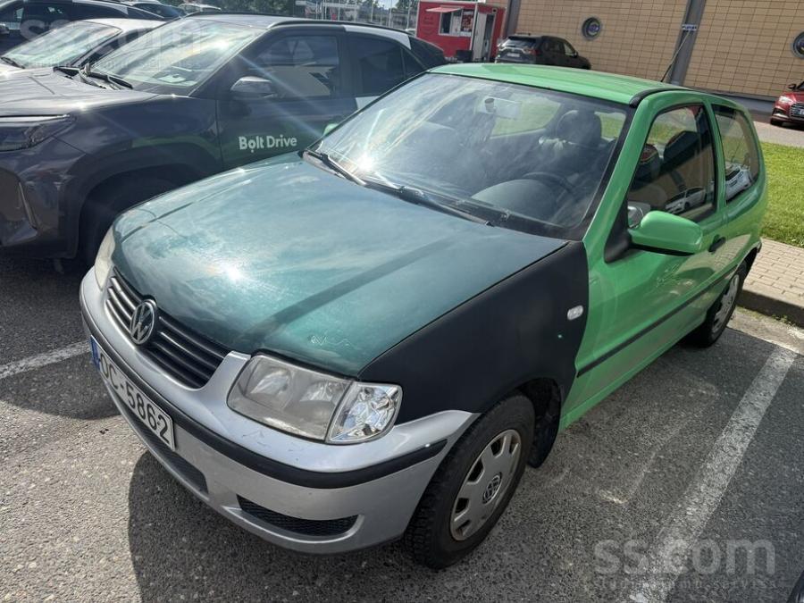 Green Volkswagen Polo 2000 in Riga, with an engine capacity of 1.40 L and mileage of 201 thousand km for 890 €, photo 3 on AUTOMOTO.COM.LV