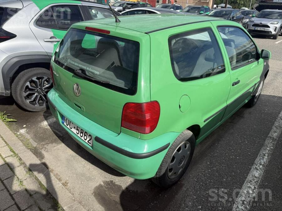 Green Volkswagen Polo 2000 in Riga, with an engine capacity of 1.40 L and mileage of 201 thousand km for 890 €, photo 4 on AUTOMOTO.COM.LV