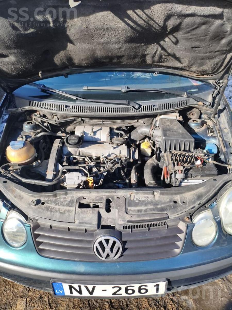 Zaļš Volkswagen Polo 2004 Rīga, ar dzinēja tilpumu 1.90 L un nobraukumu 265 tūkst. km par 1500 €, foto 7 vietnē AUTOMOTO.COM.LV