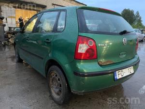 Green Volkswagen Polo 2004 in Riga, with an engine capacity of 1.90 L and mileage of 560 thousand km for 700 €, photo 4 on AUTOMOTO.COM.LV