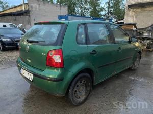 Green Volkswagen Polo 2004 in Riga, with an engine capacity of 1.90 L and mileage of 560 thousand km for 700 €, photo 5 on AUTOMOTO.COM.LV