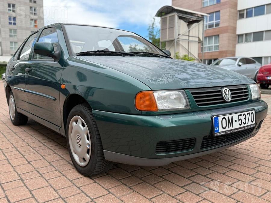 Green Volkswagen Polo 1999 in Riga, with an engine capacity of 1.60 L and mileage of 0 thousand km for 1700 €, photo 1 on AUTOMOTO.COM.LV