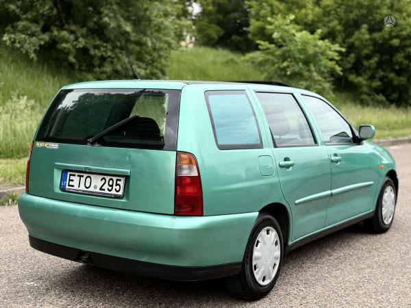 Green Volkswagen Polo 1999 in Vilnius, with an engine capacity of 1.90 L and mileage of 186 thousand km for 1450 €, photo 4 on AUTOMOTO.COM.LV