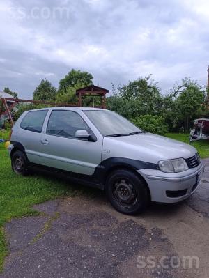Grey Volkswagen Polo 2000 in Riga, with an engine capacity of 1.40 L and mileage of 450 thousand km for 350 €, photo  on AUTOMOTO.COM.LV