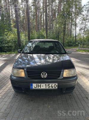 Grey Volkswagen Polo 2000 in Jurmala, with an engine capacity of 1.40 L and mileage of 338 thousand km for 750 €, photo  on AUTOMOTO.COM.LV