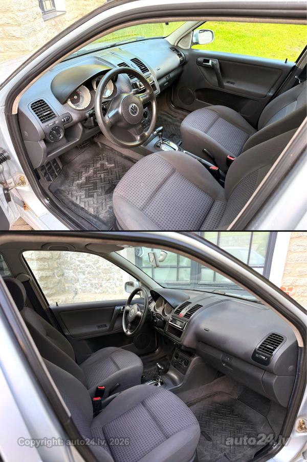 Grey Volkswagen Polo 2001 in Tallinn, with an engine capacity of 1.40 L and mileage of 198 thousand km for 1399 €, photo 9 on AUTOMOTO.COM.LV