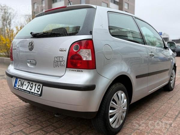Grey Volkswagen Polo 2002 in Riga, with an engine capacity of 1.90 L and mileage of 0 thousand km for 2400 €, photo 8 on AUTOMOTO.COM.LV