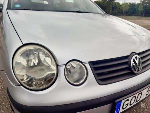 Grey Volkswagen Polo 2002 in Vilnius, with an engine capacity of 1.40 L and mileage of 205 thousand km for 950 €, photo 6 on AUTOMOTO.COM.LV