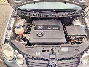Grey Volkswagen Polo 2002 in Vilnius, with an engine capacity of 1.40 L and mileage of 205 thousand km for 950 €, photo 20 on AUTOMOTO.COM.LV