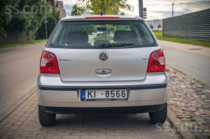 Grey Volkswagen Polo 2002 in Riga, with an engine capacity of 1.20 L and mileage of 142 thousand km for 990 €, photo 6 on AUTOMOTO.COM.LV