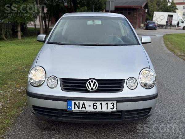 Grey Volkswagen Polo 2002 in Ventspils, with an engine capacity of 1.40 L and mileage of 208 thousand km for 850 €, photo 1 on AUTOMOTO.COM.LV