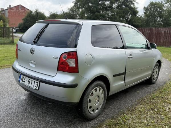 Grey Volkswagen Polo 2002 in Ventspils, with an engine capacity of 1.40 L and mileage of 208 thousand km for 850 €, photo 4 on AUTOMOTO.COM.LV