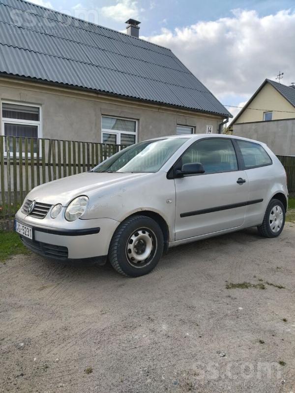 Grey Volkswagen Polo 2004 in Daugavpils, with an engine capacity of 1.90 L and mileage of 287 thousand km for 890 €, photo 1 on AUTOMOTO.COM.LV