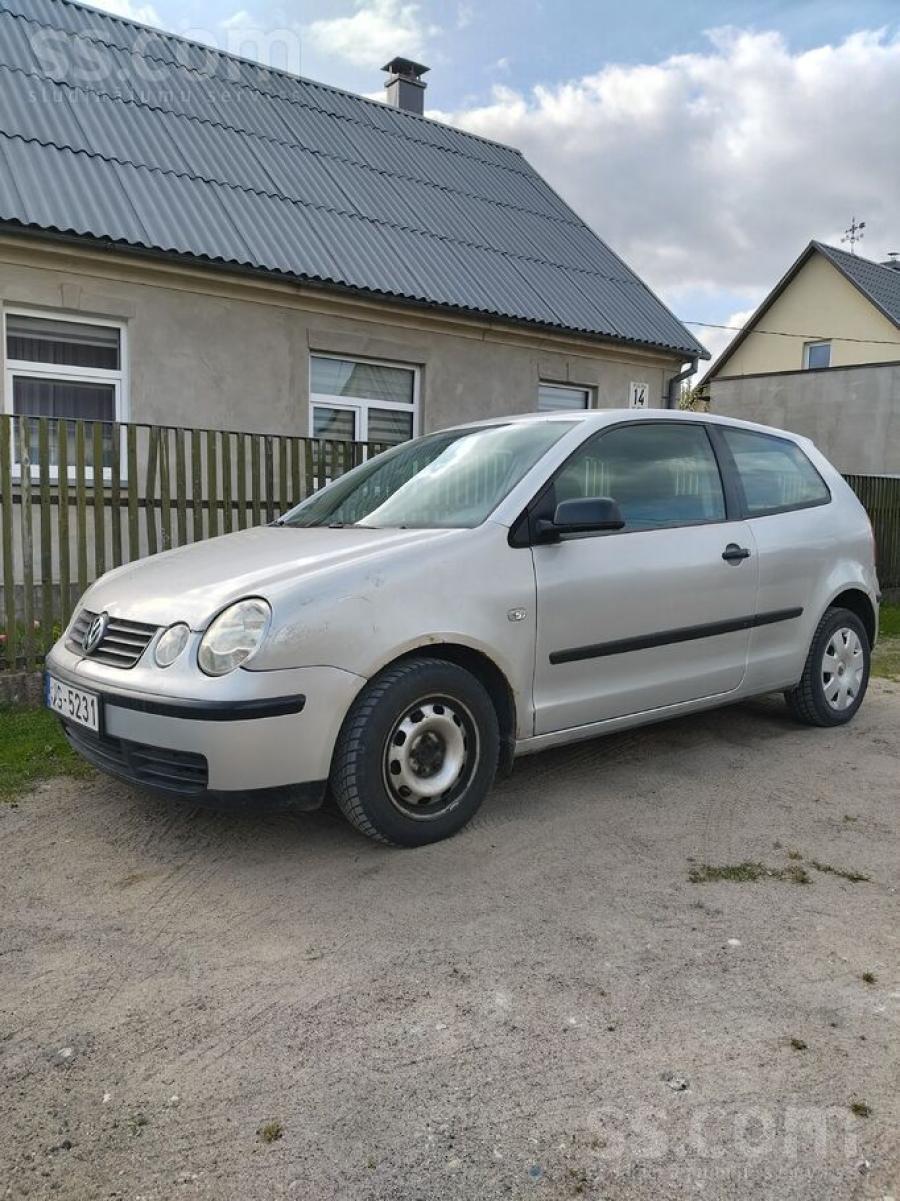 Grey Volkswagen Polo 2004 in Daugavpils, with an engine capacity of 1.90 L and mileage of 287 thousand km for 890 €, photo 1 on AUTOMOTO.COM.LV
