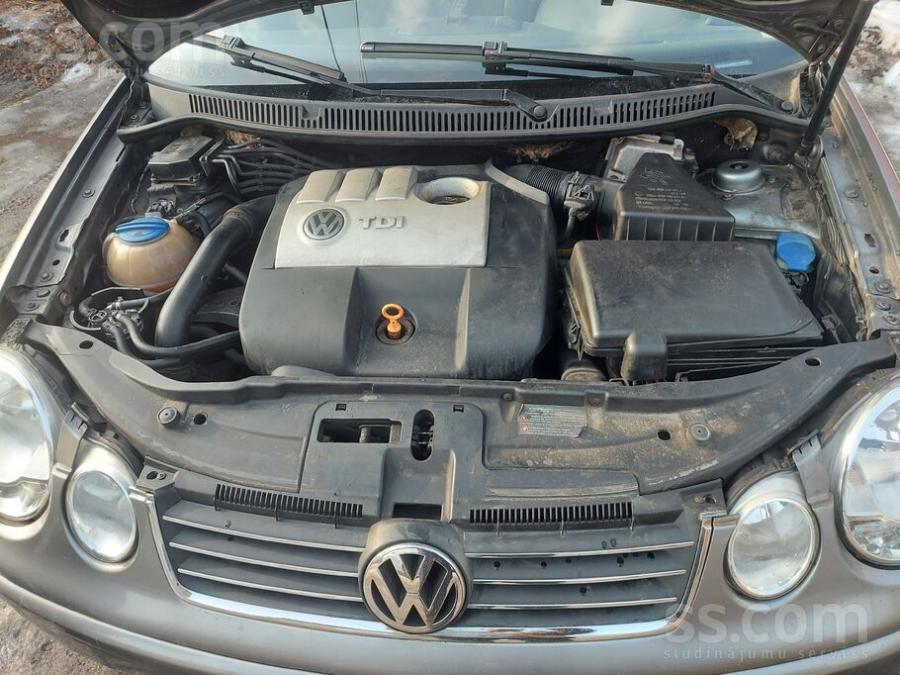Pelēks Volkswagen Polo 2004 Rīga, ar dzinēja tilpumu 1.40 L un nobraukumu 416 tūkst. km par 1000 €, foto 9 vietnē AUTOMOTO.COM.LV
