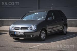 Grey Volkswagen Polo 2004 in Riga, with an engine capacity of 1.40 L and mileage of 259 thousand km for 995 €, photo  on AUTOMOTO.COM.LV