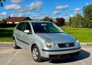 Grey Volkswagen Polo 2004 in Klaipeda, with an engine capacity of 1.40 L and mileage of 202 thousand km for 1399 €, photo 15 on AUTOMOTO.COM.LV