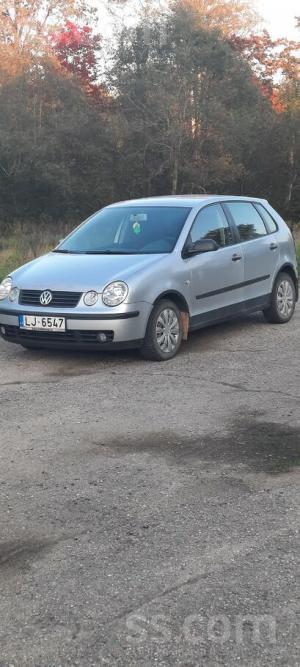 Grey Volkswagen Polo 2004 in Liepaja, with an engine capacity of 1.40 L and mileage of 0 thousand km for 1200 €, photo  on AUTOMOTO.COM.LV