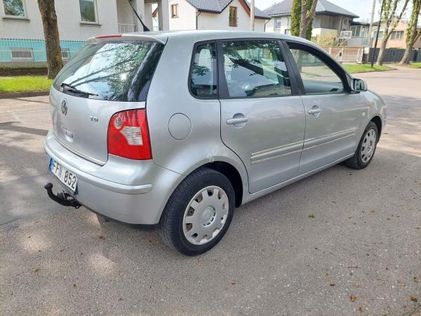 Grey Volkswagen Polo 2005 in Alytus, with an engine capacity of 1.90 L and mileage of 3165 thousand km for 850 €, photo 9 on AUTOMOTO.COM.LV