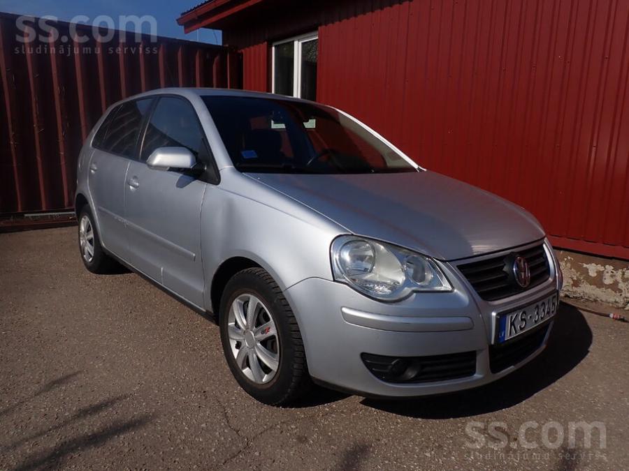 Grey Volkswagen Polo 2006 in Liepaja, with an engine capacity of 1.40 L and mileage of 188 thousand km for 1550 €, photo 1 on AUTOMOTO.COM.LV