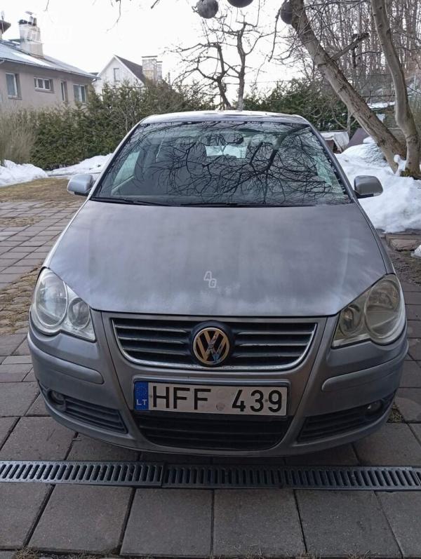 Grey Volkswagen Polo 2006 in Vilnius, with an engine capacity of 1.40 L and mileage of 154 thousand km for 1200 €, photo 4 on AUTOMOTO.COM.LV