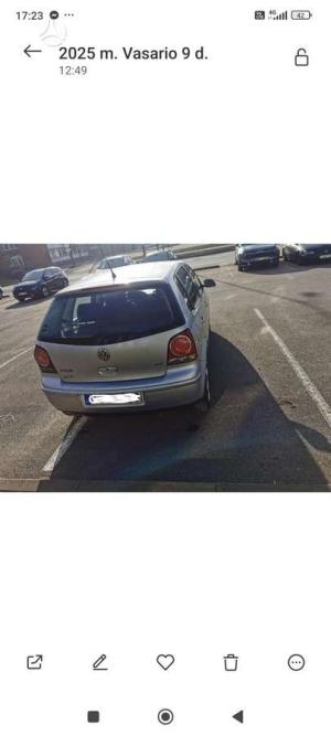 Pelēks Volkswagen Polo 2007 Kauņa, ar dzinēja tilpumu 1.40 L un nobraukumu 289 tūkst. km par 1250 €, foto 8 vietnē AUTOMOTO.COM.LV