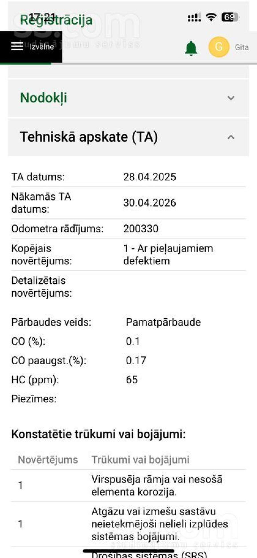 Pelēks Volkswagen Polo 2011 Rīga, ar dzinēja tilpumu 1.40 L un nobraukumu 201 tūkst. km par 2500 €, foto 10 vietnē AUTOMOTO.COM.LV