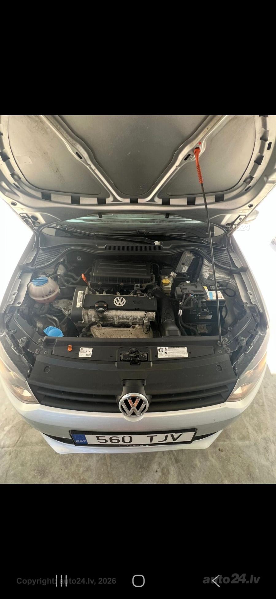 Grey Volkswagen Polo 2012 in Tallinn, with an engine capacity of 1.40 L and mileage of 135 thousand km for 5400 €, photo 6 on AUTOMOTO.COM.LV