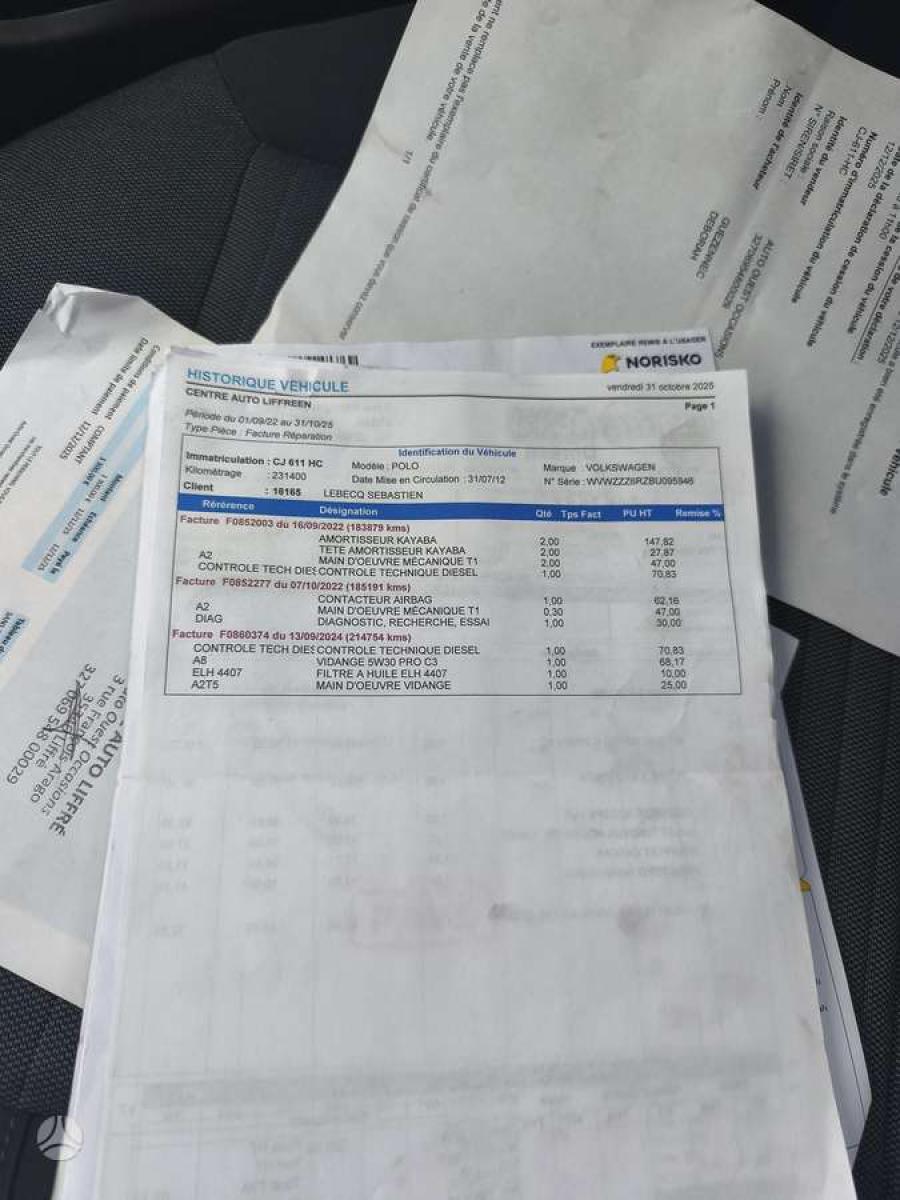 Серый Фольксваген Поло 2012 в Таураге, объемом двигателя 1.60 л и пробегом 231 тыс. км за 3999 €, фото 25 на AUTOMOTO.COM.LV