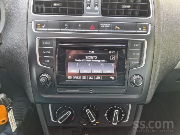 Grey Volkswagen Polo 2014 in Cesis, with an engine capacity of 1.40 L and mileage of 187 thousand km for 5900 €, photo 11 on AUTOMOTO.COM.LV