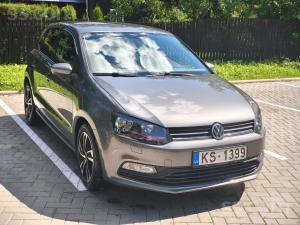 Grey Volkswagen Polo 2017 in Riga, with an engine capacity of 1.40 L and mileage of 74 thousand km for 6700 €, photo  on AUTOMOTO.COM.LV