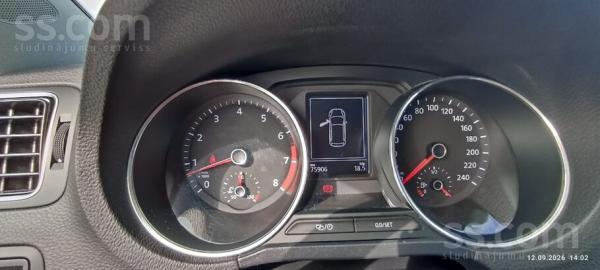 Pelēks Volkswagen Polo 2017 Ventspils, ar dzinēja tilpumu 1.20 L un nobraukumu 76 tūkst. km par 10400 €, foto 7 vietnē AUTOMOTO.COM.LV