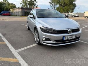 Grey Volkswagen Polo 2018 in Riga, with an engine capacity of 1.00 L and mileage of 131 thousand km for 6900 €, photo  on AUTOMOTO.COM.LV