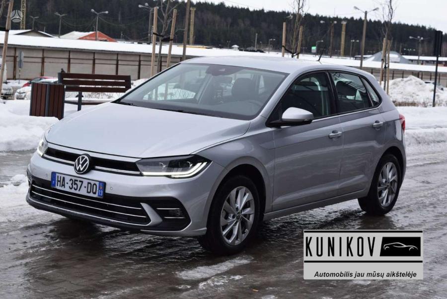 Pelēks Volkswagen Polo 2024 Viļņa, ar dzinēja tilpumu 1.00 L un nobraukumu 6 tūkst. km par 21200 €, foto 1 vietnē AUTOMOTO.COM.LV