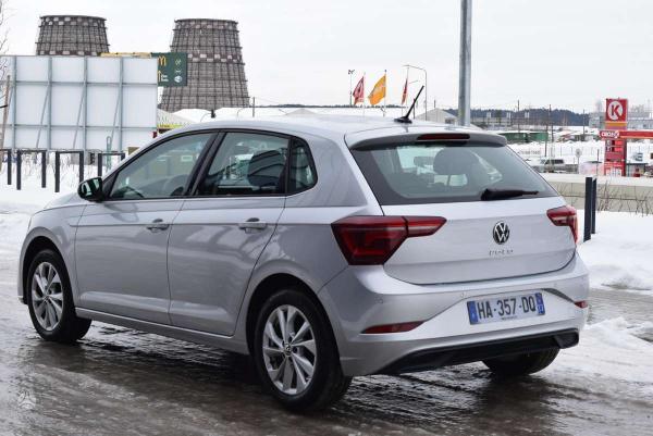 Grey Volkswagen Polo 2024 in Vilnius, with an engine capacity of 1.00 L and mileage of 6 thousand km for 21200 €, photo 6 on AUTOMOTO.COM.LV