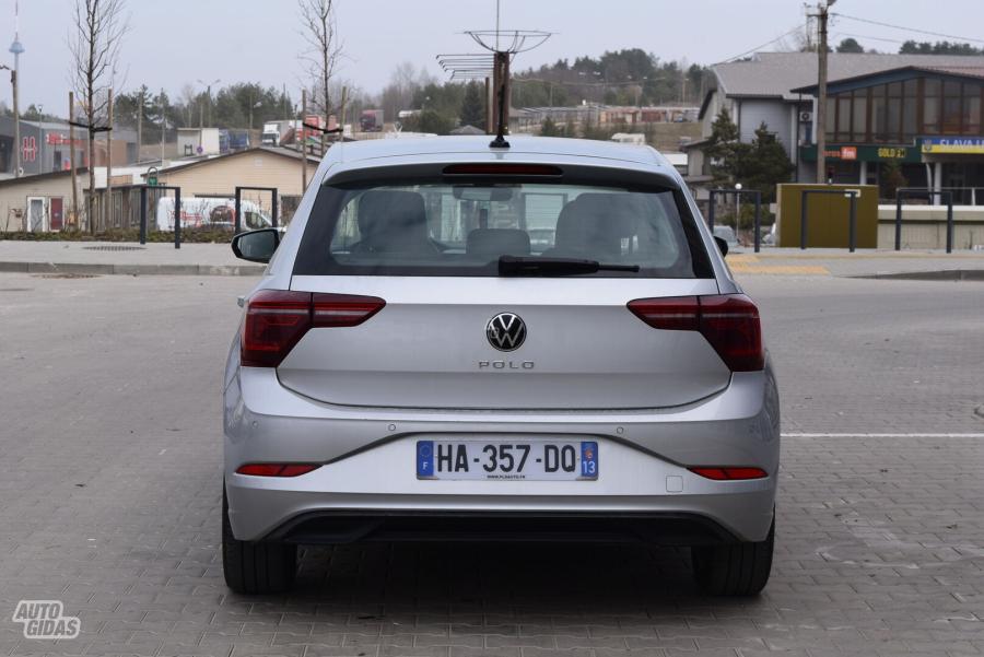 Grey Volkswagen Polo 2024 in Vilnius, with an engine capacity of 1.00 L and mileage of 6 thousand km for 19500 €, photo 6 on AUTOMOTO.COM.LV