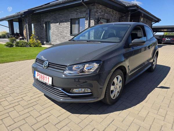 Grey Volkswagen Polo 2017 in Alytus, with an engine capacity of 1.20 L and mileage of 63 thousand km for 5700 €, photo 1 on AUTOMOTO.COM.LV