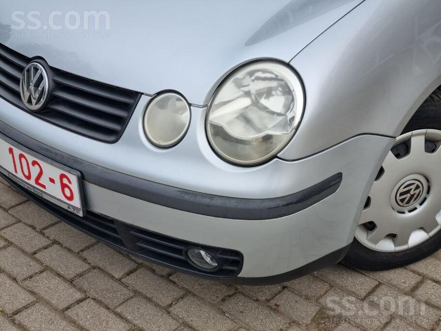 Volkswagen Polo 2002 Ogre, ar dzinēja tilpumu 1.40 L un nobraukumu 131 tūkst. km par 2550 €, foto 26 vietnē AUTOMOTO.COM.LV