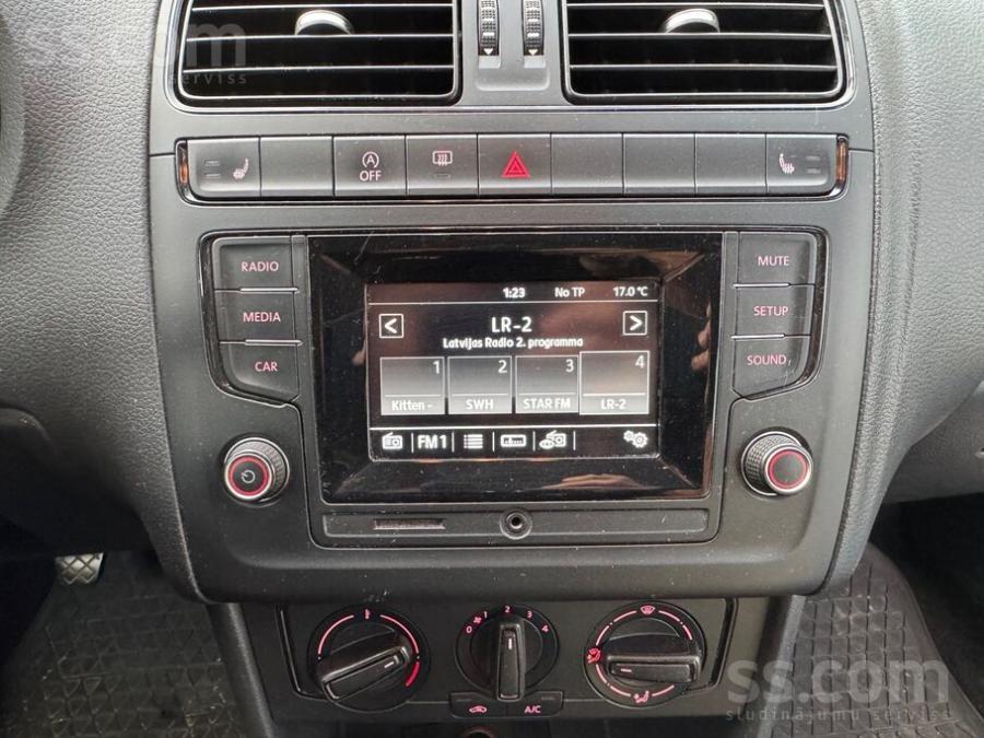 Volkswagen Polo 2016 in Aizkraukle, with an engine capacity of 1.40 L and mileage of 201 thousand km for 4200 €, photo 13 on AUTOMOTO.COM.LV