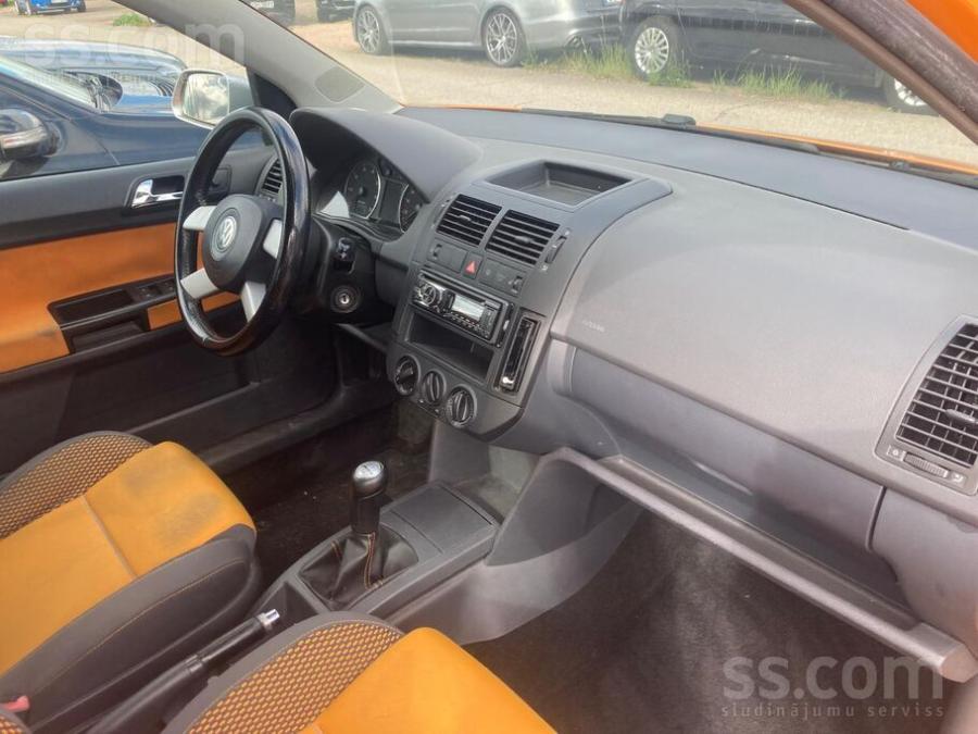 Oranžs Volkswagen Polo 2009 Rīga, ar dzinēja tilpumu 1.40 L un nobraukumu 204 tūkst. km par 3700 €, foto 12 vietnē AUTOMOTO.COM.LV