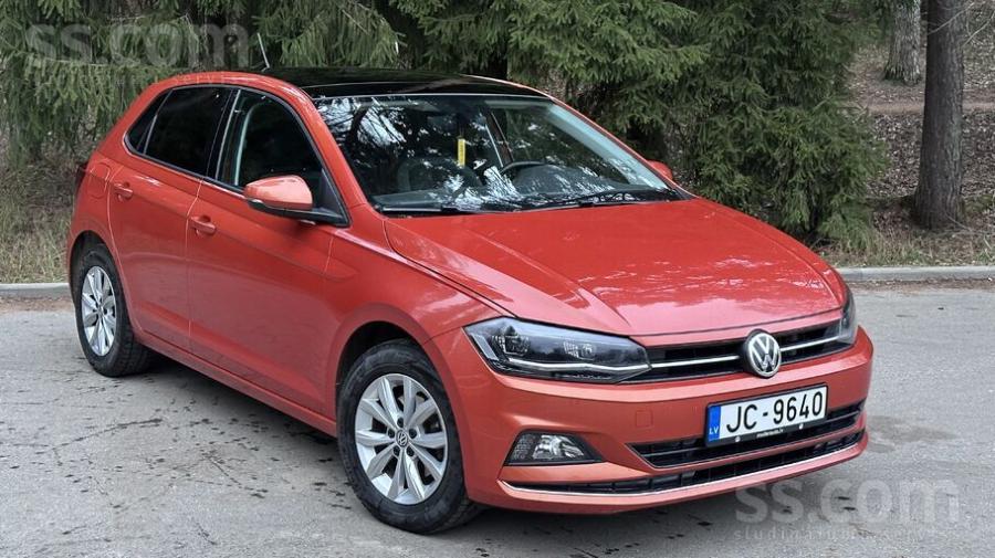 Oranžs Volkswagen Polo 2019 Rīga, ar dzinēja tilpumu 1.00 L un nobraukumu 101 tūkst. km par 13000 €, foto 1 vietnē AUTOMOTO.COM.LV