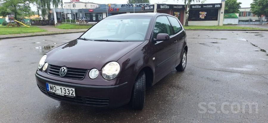 Red Volkswagen Polo 2001 in Riga, with an engine capacity of 1.40 L and mileage of 207 thousand km for 790 €, photo 1 on AUTOMOTO.COM.LV