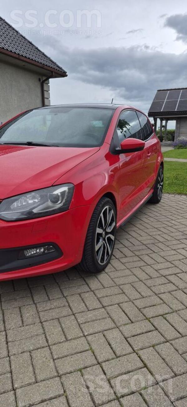 Sarkans Volkswagen Polo 2012 Jēkabpils, ar dzinēja tilpumu 1.40 L un nobraukumu 151 tūkst. km par 8300 €, foto 5 vietnē AUTOMOTO.COM.LV