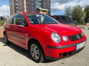 Red Volkswagen Polo 2002 in Riga, with an engine capacity of 1.20 L and mileage of 0 thousand km for 1300 €, photo  on AUTOMOTO.COM.LV