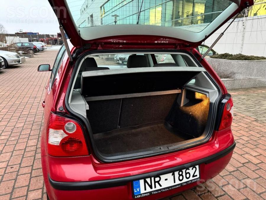 Sarkans Volkswagen Polo 2002 Rīga, ar dzinēja tilpumu 1.20 L un nobraukumu 0 tūkst. km par 1300 €, foto 5 vietnē AUTOMOTO.COM.LV