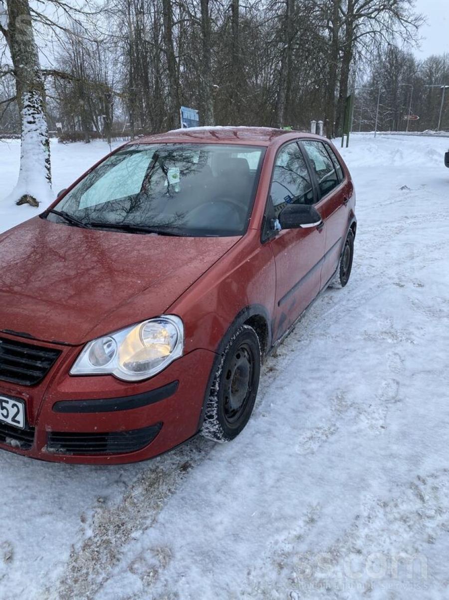 Sarkans Volkswagen Polo 2006 Daugavpils, ar dzinēja tilpumu 1.20 L un nobraukumu 310 tūkst. km par 600 €, foto 2 vietnē AUTOMOTO.COM.LV