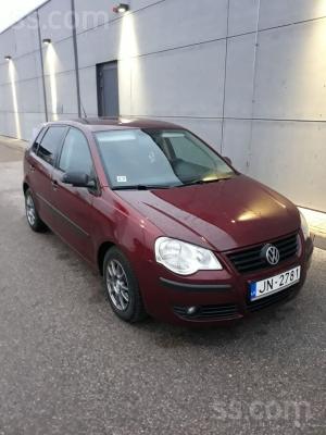Red Volkswagen Polo 2007 in Riga, with an engine capacity of 1.40 L and mileage of 258 thousand km for 2000 €, photo  on AUTOMOTO.COM.LV