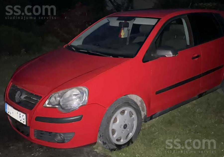 Красный Фольксваген Поло 2007 в Рига, объемом двигателя 1.20 л и пробегом 200 тыс. км за 1050 €, фото 5 на AUTOMOTO.COM.LV