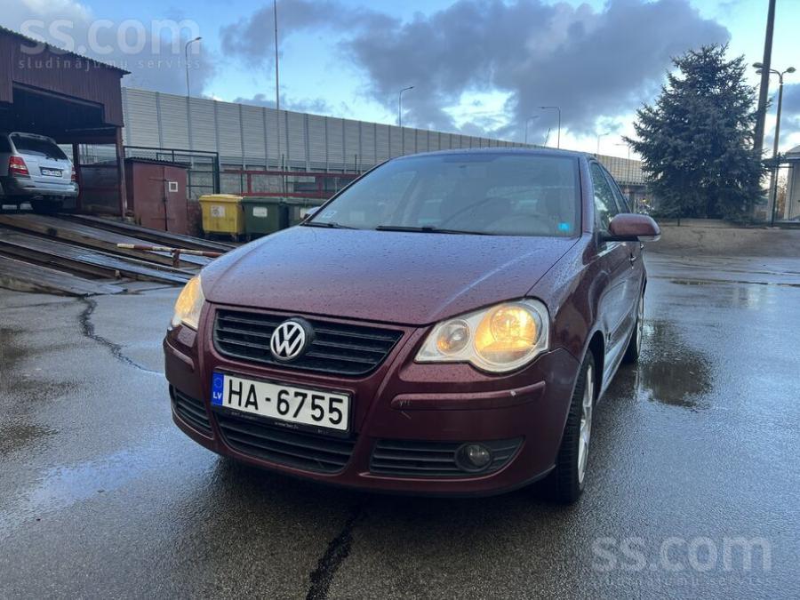 Red Volkswagen Polo 2008 in Riga, with an engine capacity of 1.40 L and mileage of 315 thousand km for 400 €, photo 16 on AUTOMOTO.COM.LV