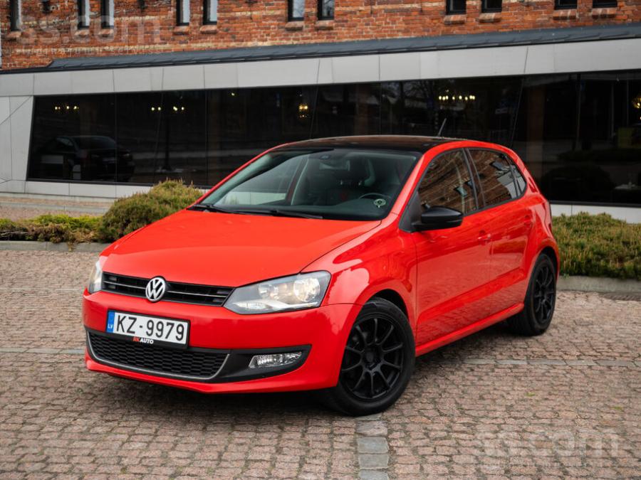 Sarkans Volkswagen Polo 2010 Liepāja, ar dzinēja tilpumu 1.60 L un nobraukumu 309 tūkst. km par 3750 €, foto 4 vietnē AUTOMOTO.COM.LV